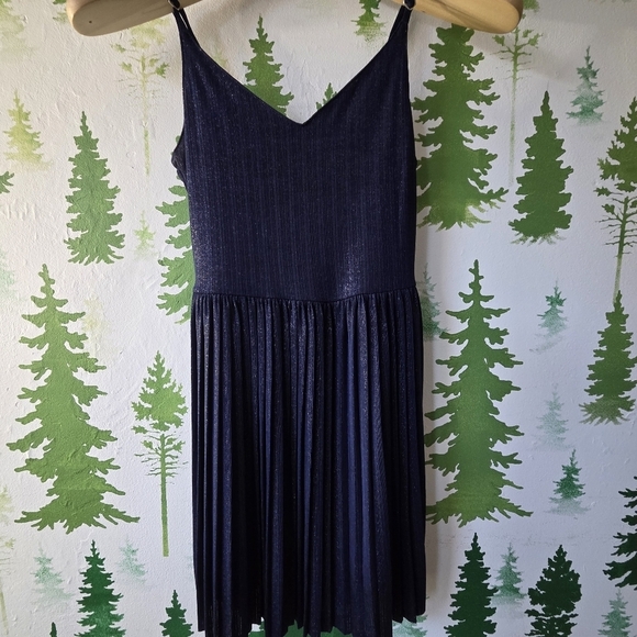 Hollister | Dresses | Hollister Sparkly Navy Blue Dress | Poshmark